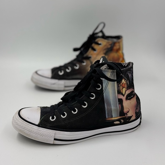 Converse | Shoes | Converse Chuck Taylor All Star Hi Black Dc Comics ...